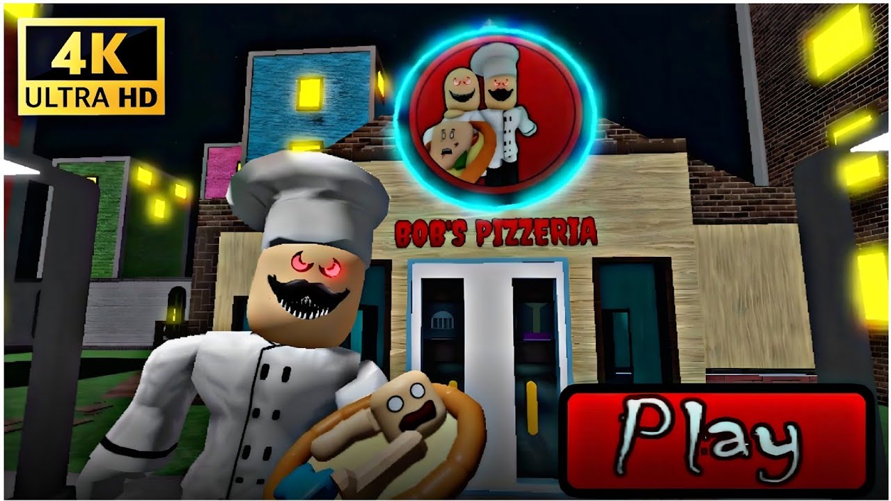 THE CHEF IS A MONSTER! 😱 Escape the Pizzeria (Scary Roblox Obby) FULL ...