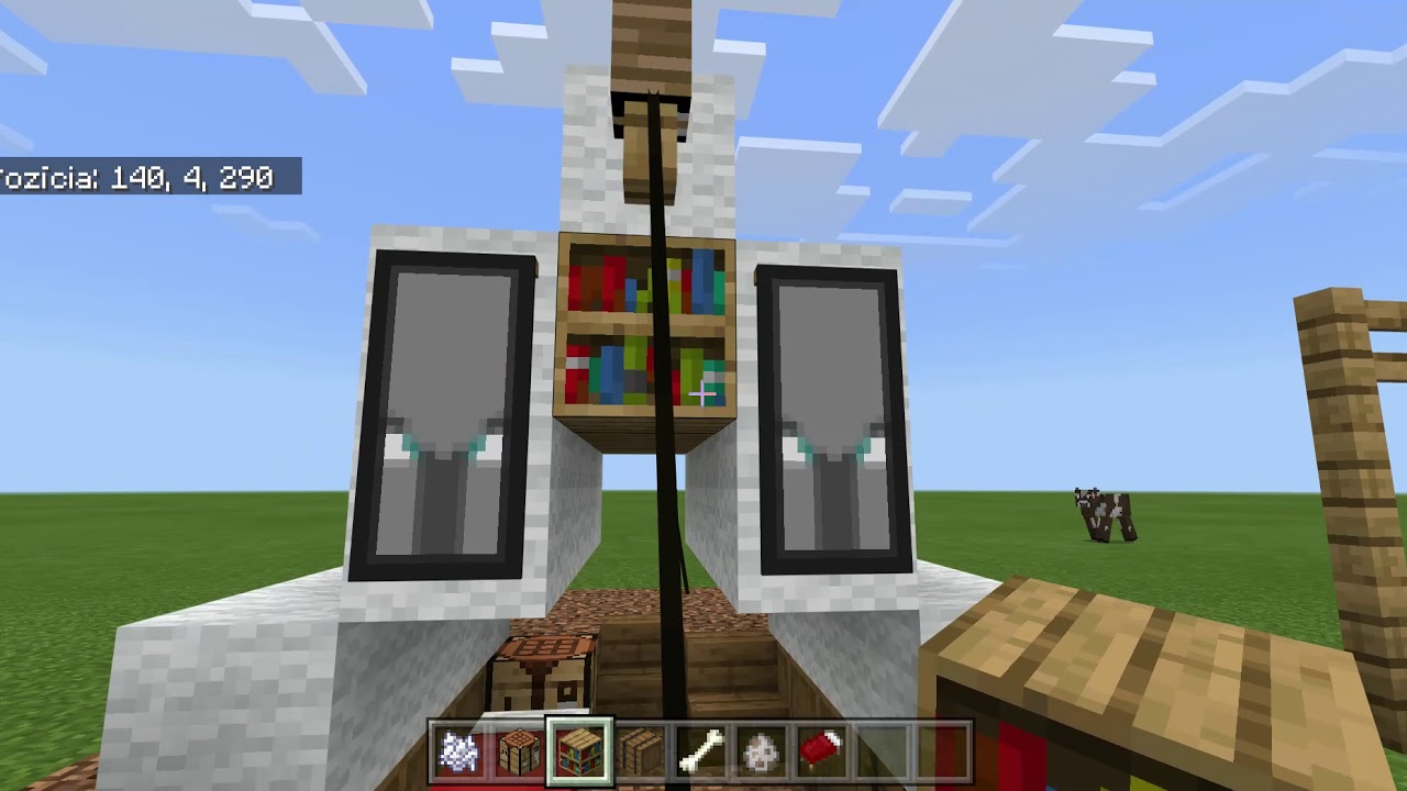 Minecraft- tutoriál ako postaviť stan - YouTube