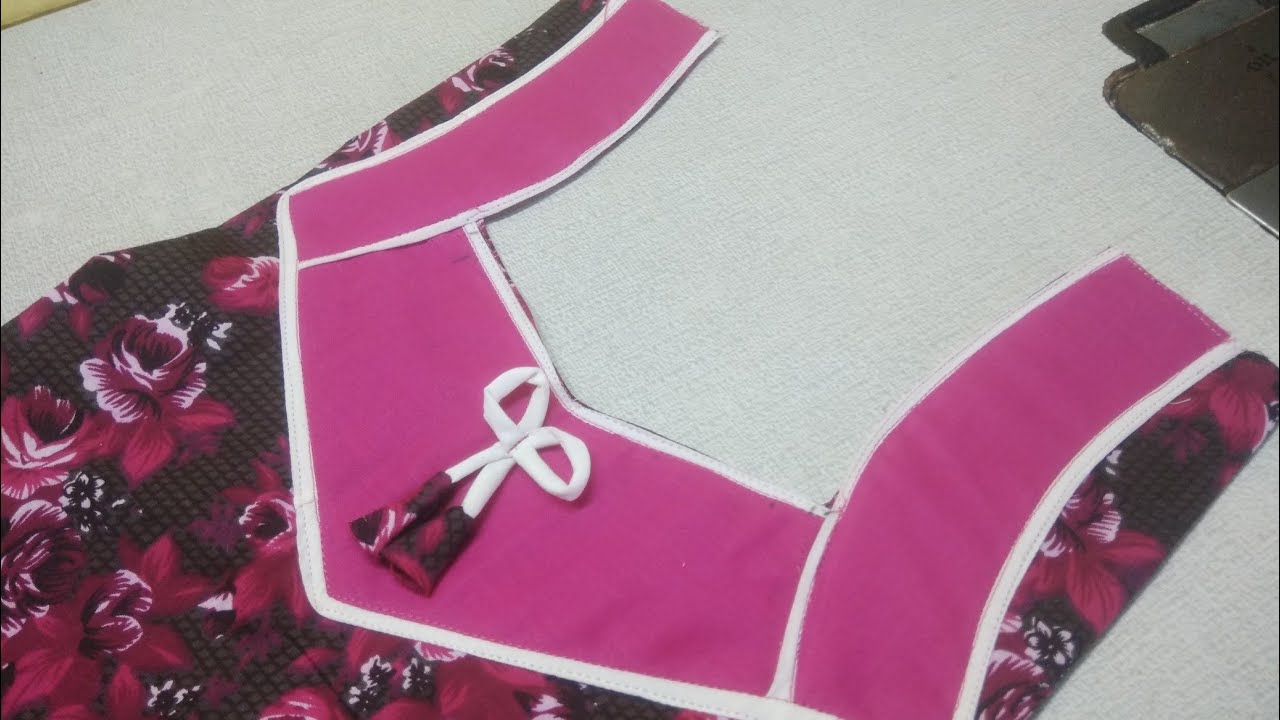 Nighty Neck Design Without zip Easy to Making piping Type Nighty/How to ...