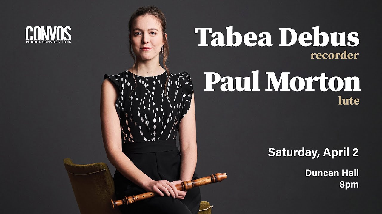Tabea Debus, recorder & Paul Morton, lute - April 2, 2022 - Duncan Hall ...