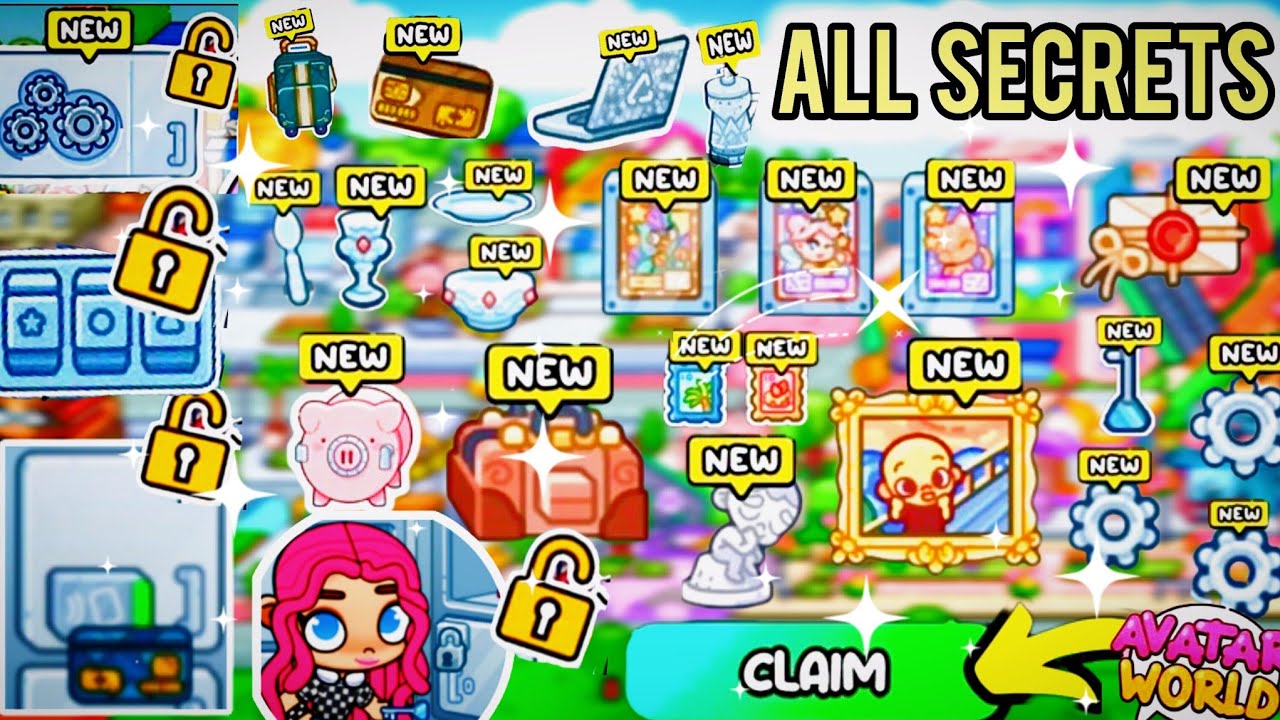 UNLOCK EVERY SECRETS | NEW UPDATE ! ALL BANK SECRETS IN AVATAR WORLD ...