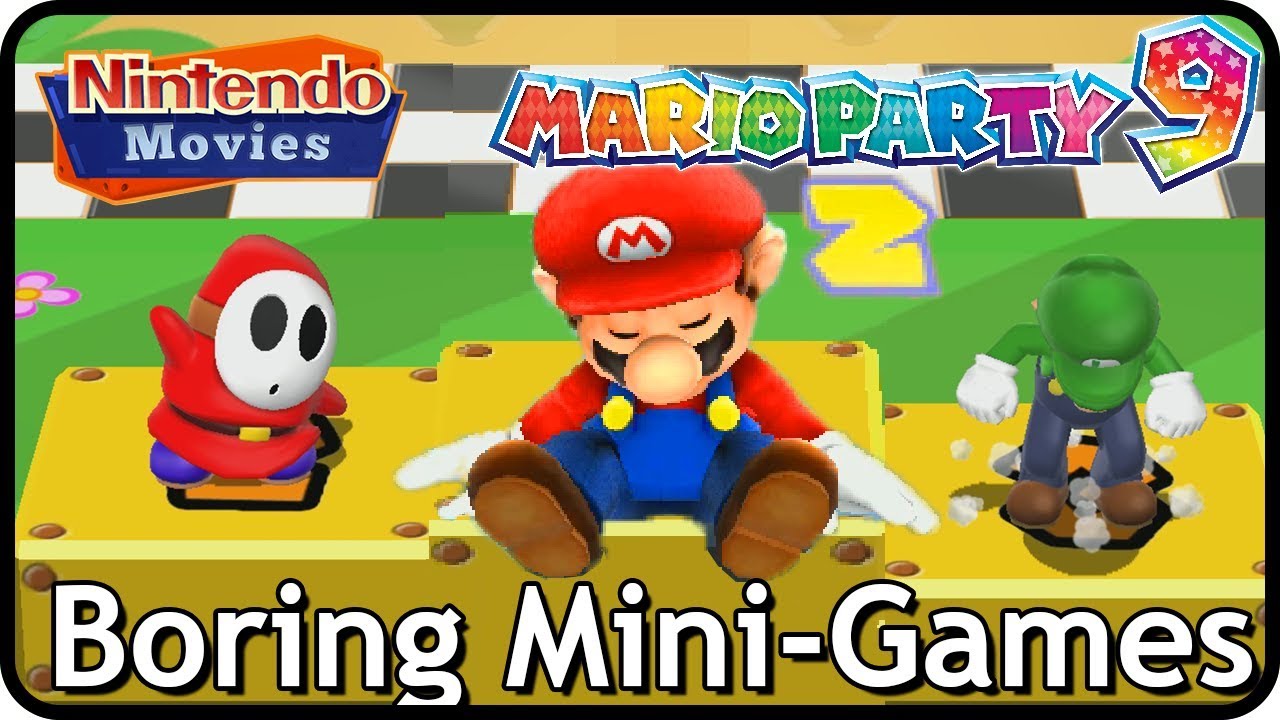Mario Party 9 - All Boring Mini-Games (2 Players) - YouTube