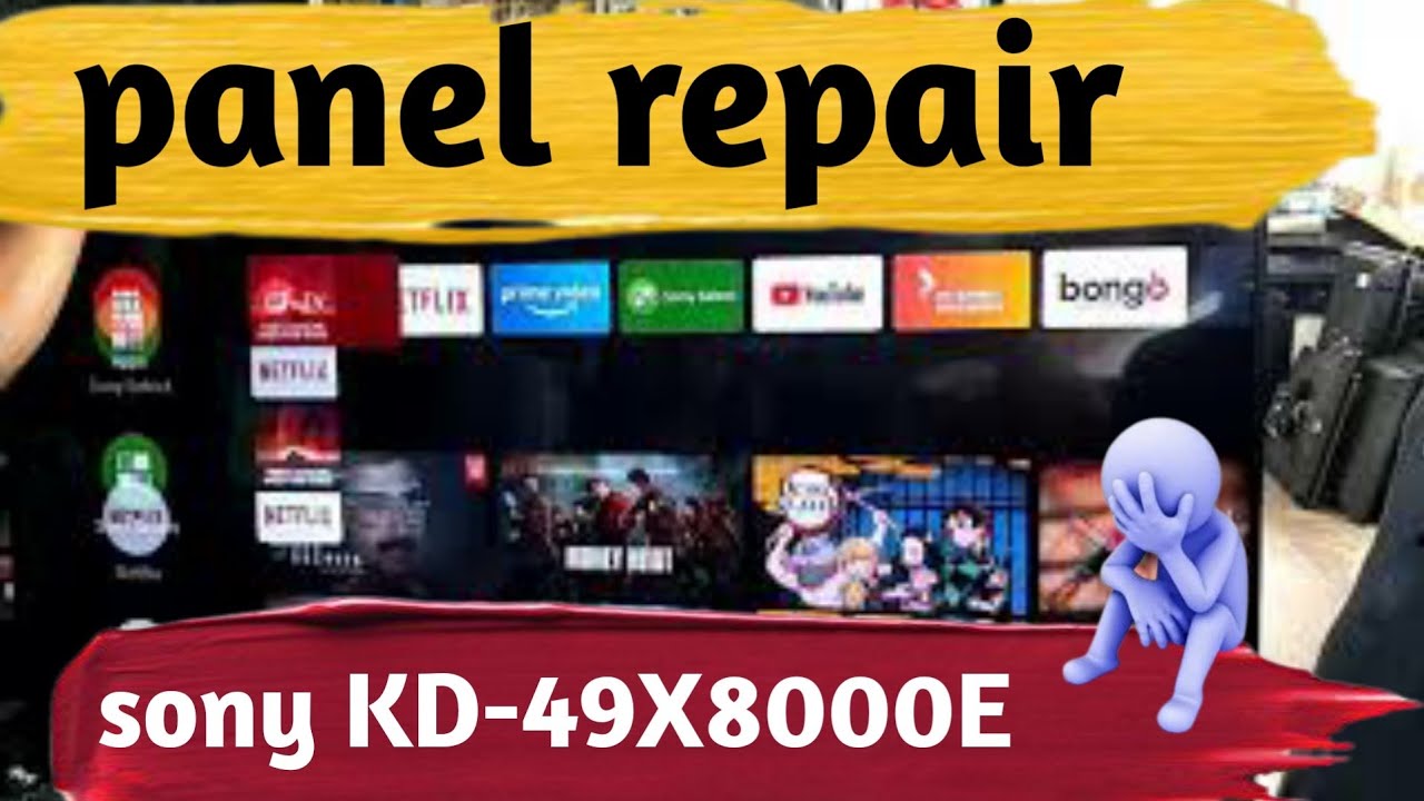 sony 4k led tv KD-49X8000E |LED TV training|sony | Panel repairing ...