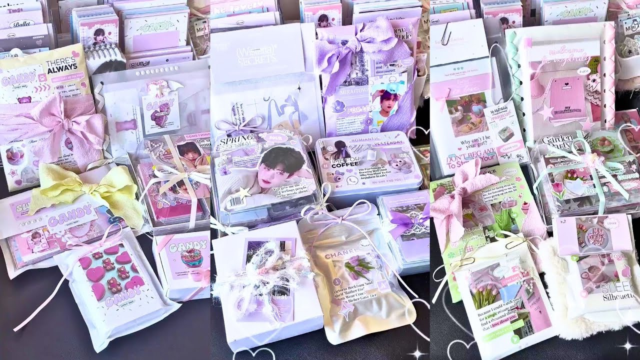 🌷😍 Packing Kpop Photocards EP.255 [ASMR] Douyin Compilation 🌸Domi ASMR ...