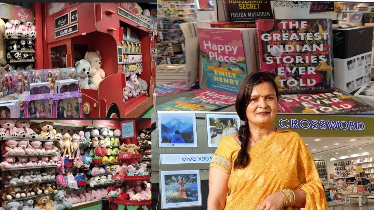 Crossword Book Stores | z Square Mall Kanpur | Vlog | #punamnishadvlogs ...