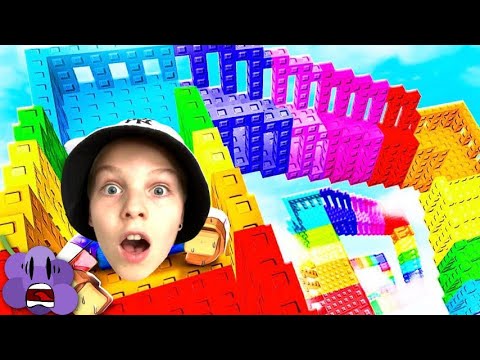 СТЕКЛЯННЫЙ РАДУЖНЫЙ Паркур в Роблокс ! - YouTube
