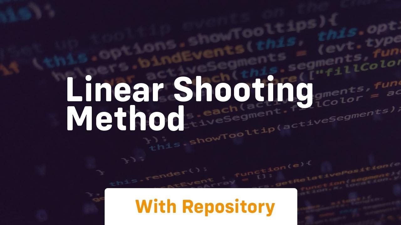 linear shooting method - YouTube