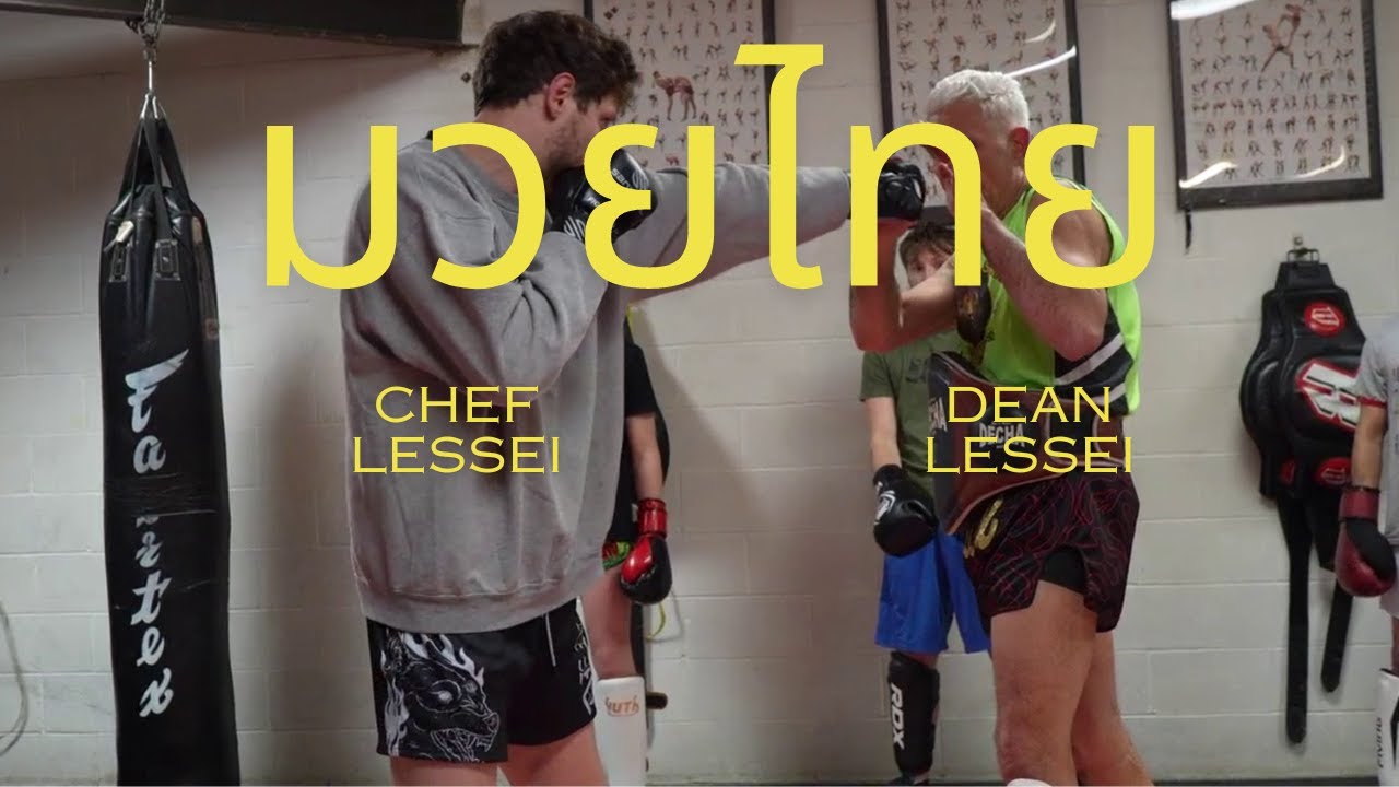 Monday Muay Thai Class with Luke Lessei and his DAD - YouTube