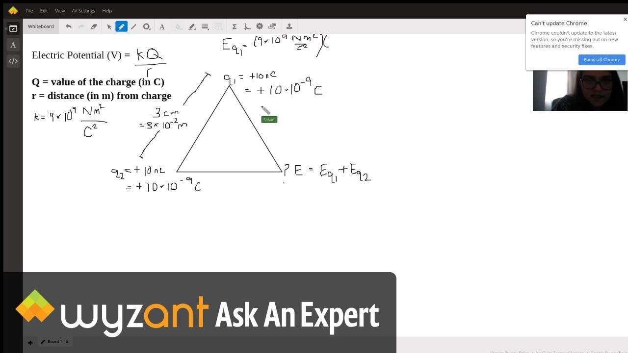 Total Electric Potential at a Point - YouTube