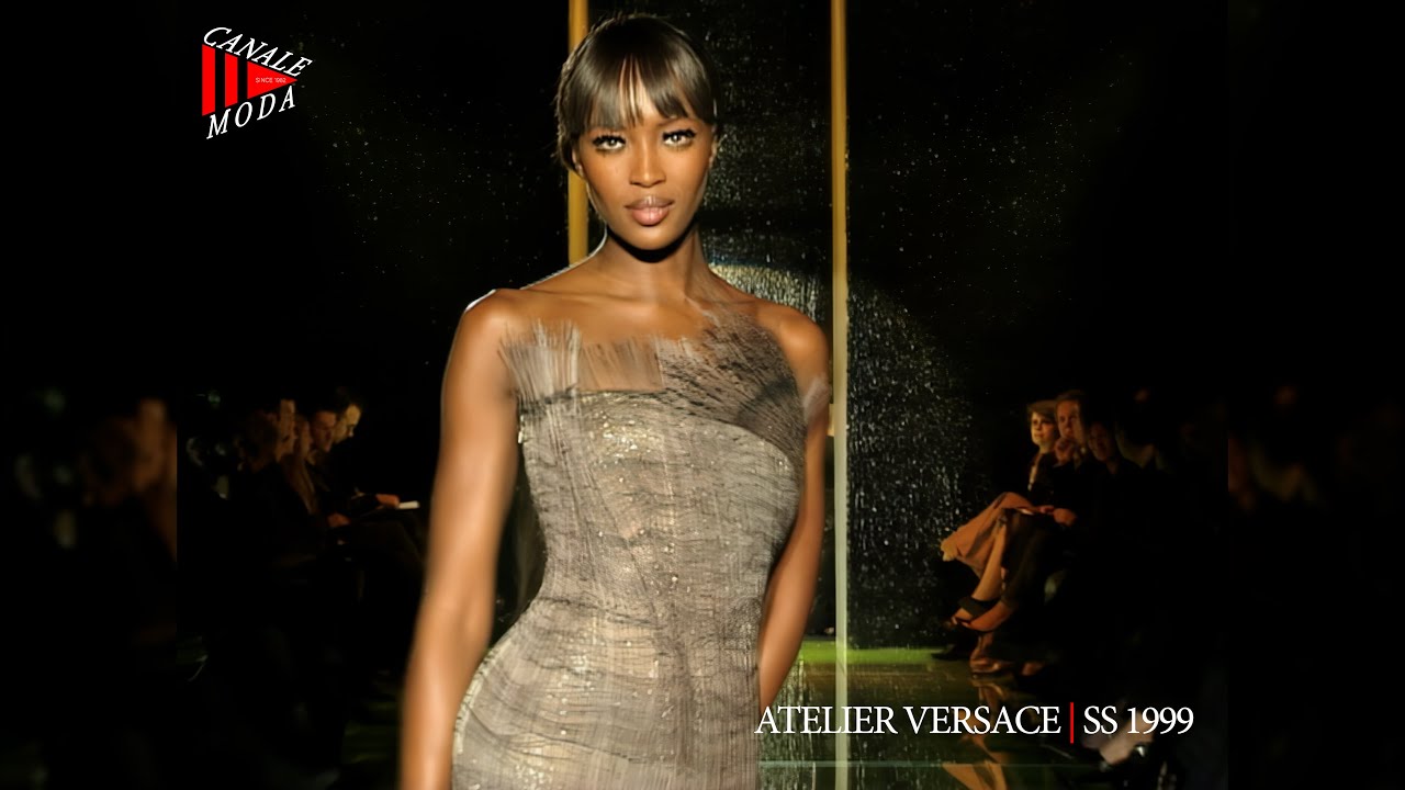 ATELIER VERSACE Spring Summer 1999 Paris 4K - Canale Moda - YouTube