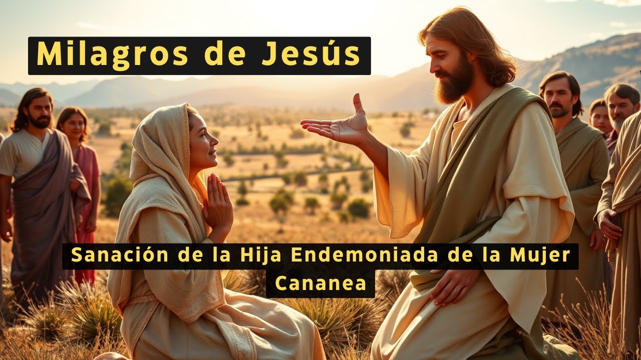 Milagros de Jesús 🙏 | Sanación de la Hija Endemoniada de la Mujer ...