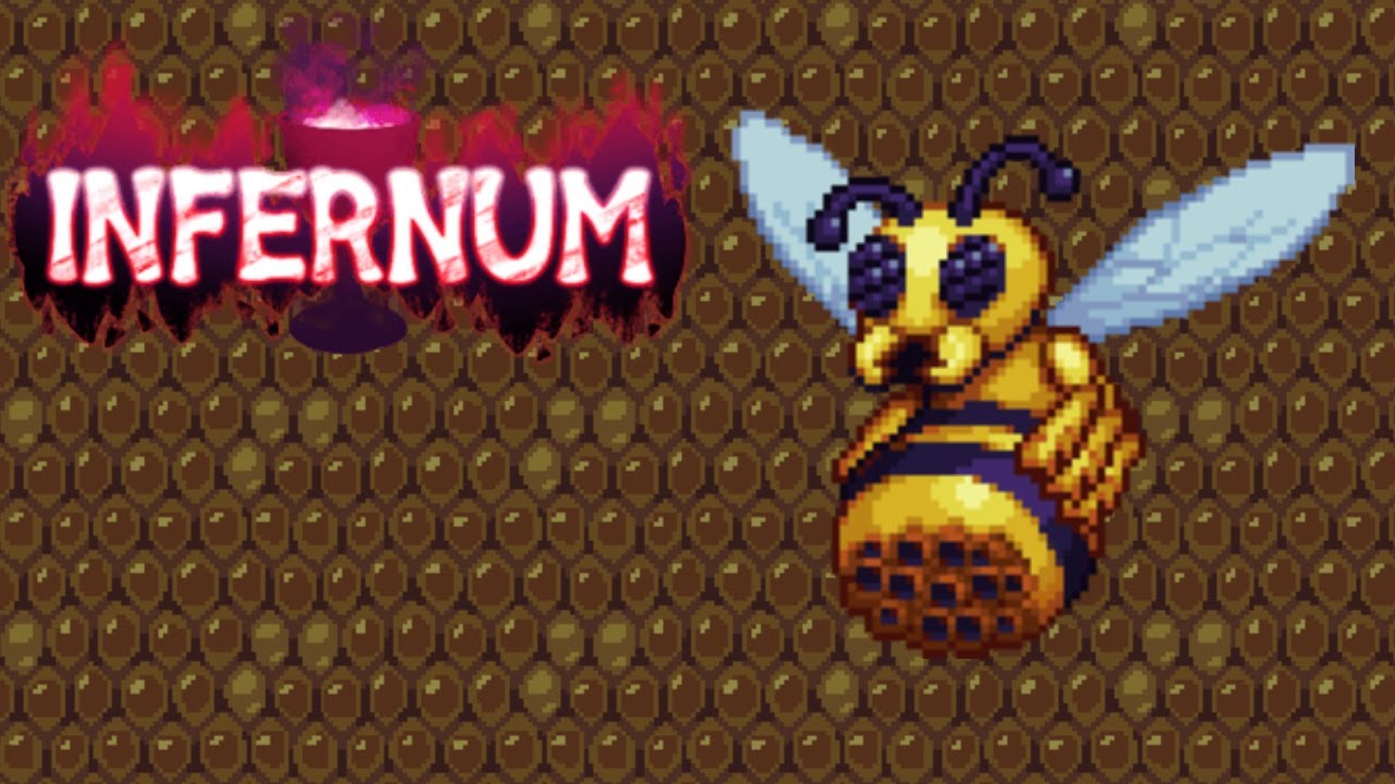 Terraria/Calamity mod/Infernum mod/Queen Bee/Melee Class - YouTube
