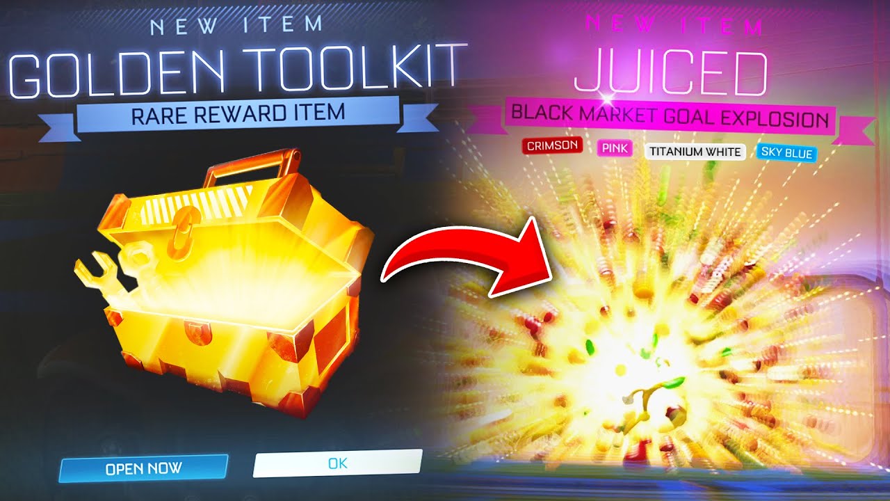 OPENING 30 GOLDEN TOOLKIT CRATES On Rocket League! - YouTube