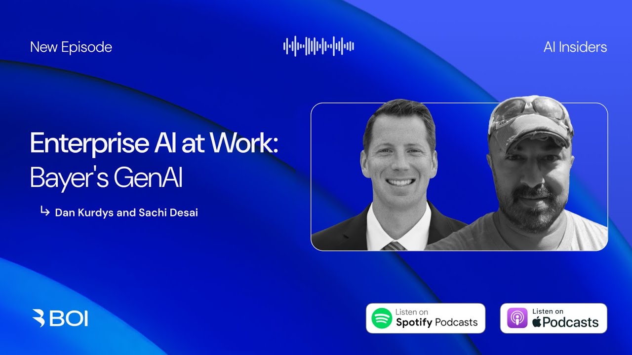 AI Insiders podcast season 2 ep. 2 - Enterprise AI at Work: Bayer's GenAI - YouTube