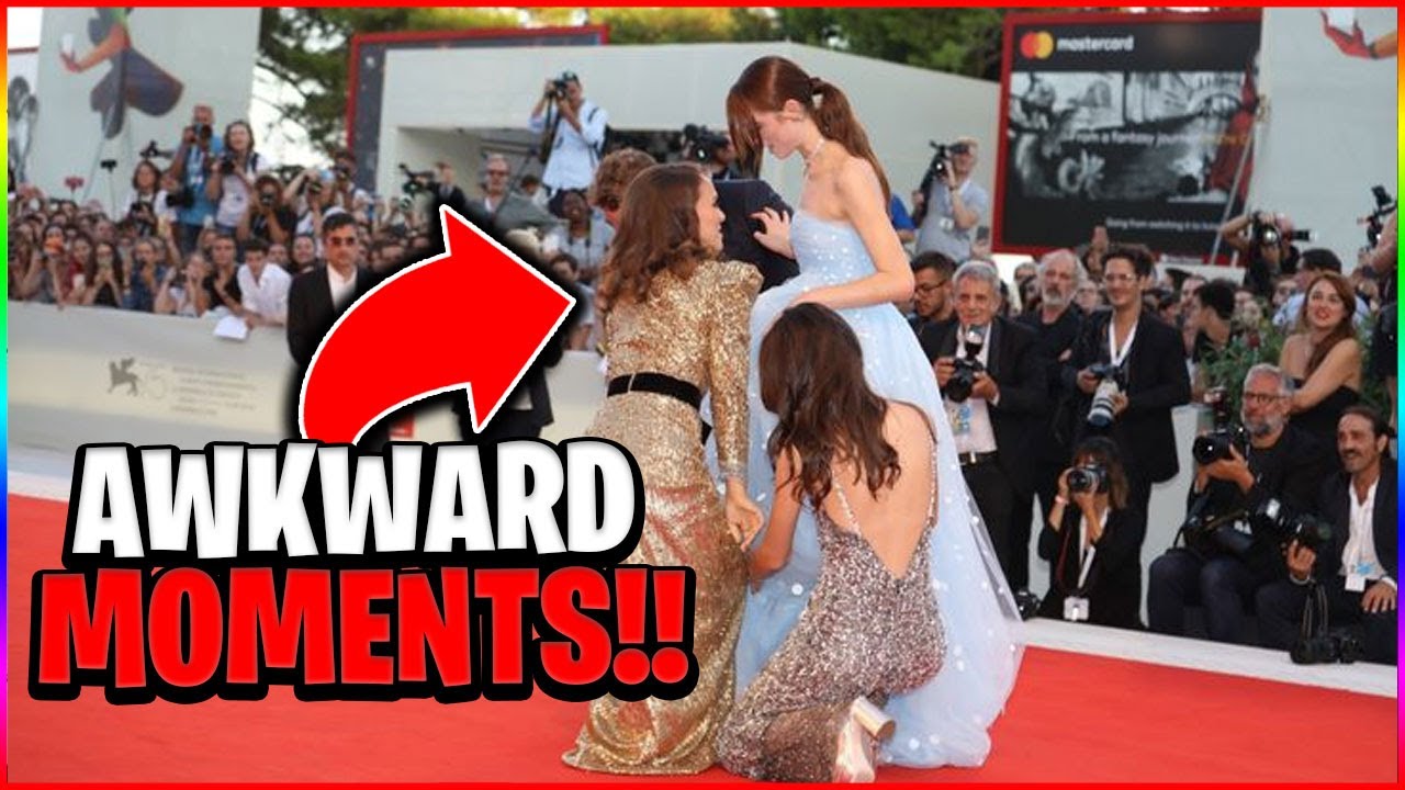 Super AWKWARD Celeb moments😅 - YouTube