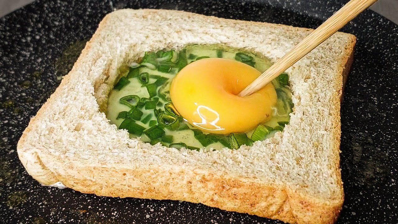 Perfect Breakfast in 3 Minutes | Most Delicious breakfast with bread ...