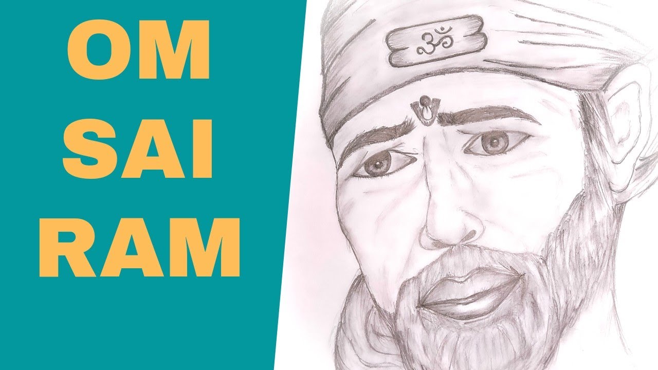 Sai Baba Drawing || Easy Pencil drawing of Shirdi Sai Baba - YouTube