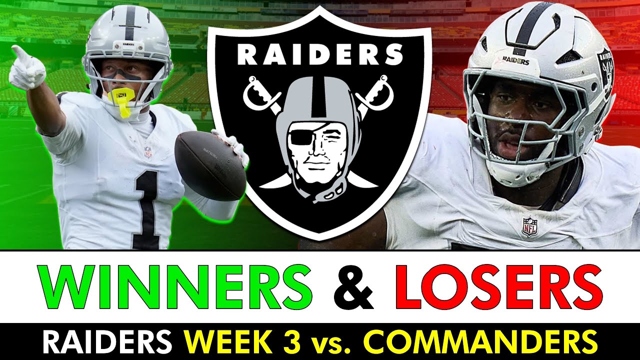 Raiders Winners & Losers After Las Vegas’ NFL Week 3 Game vs. The ...