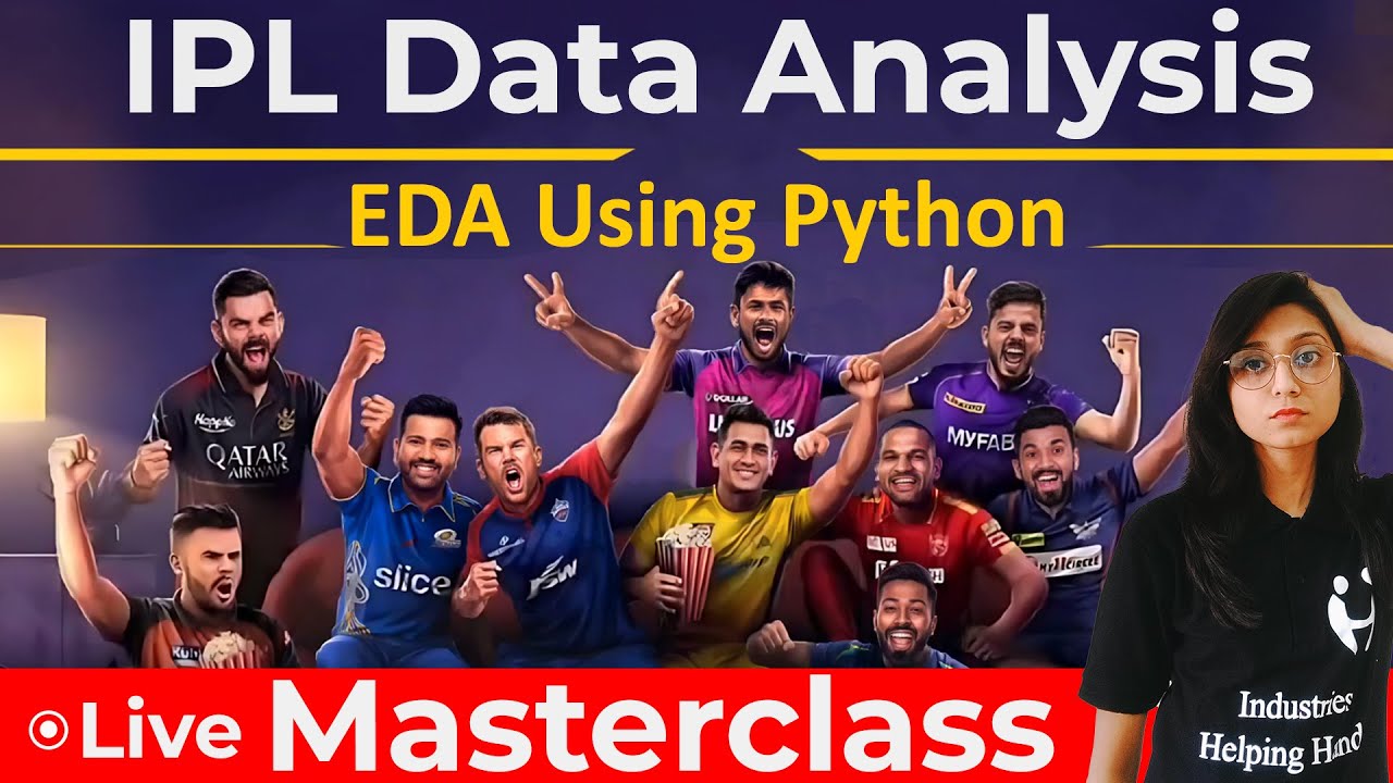 Ipl Dashboard Exploratory Data Analysis Using Python Project Discussion Live Watch Now 3895