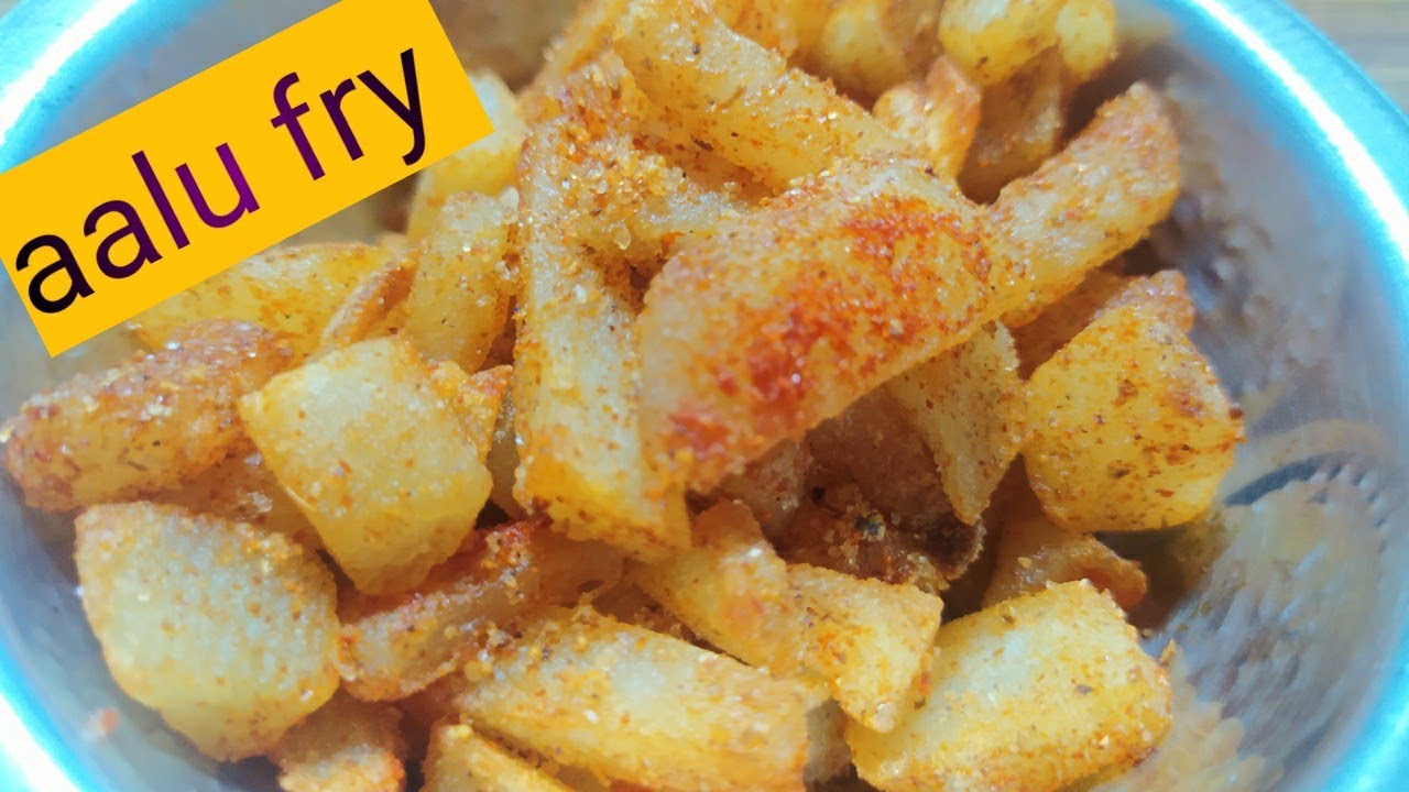 crispy aalu fry in Telugu//aalu fry recipe//aalu recipes// 5 mints food ...