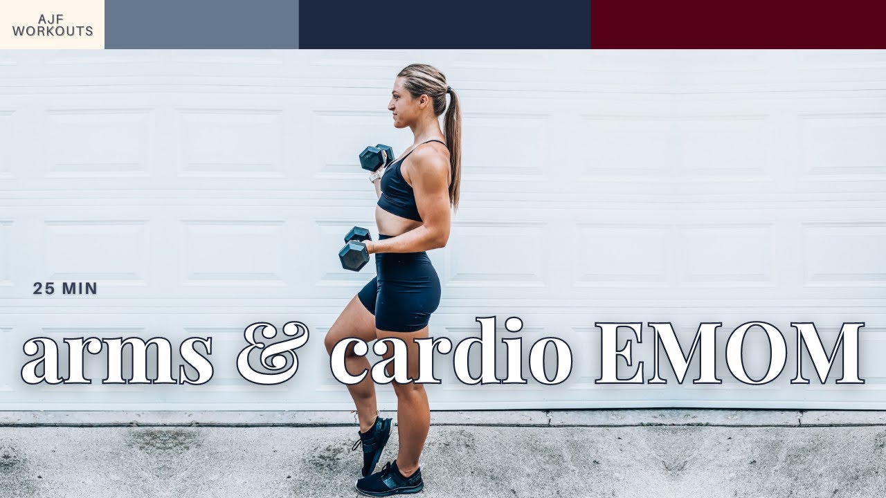 25 MINUTE CARDIO & ARMS WORKOUT (EMOM WORKOUT) - YouTube