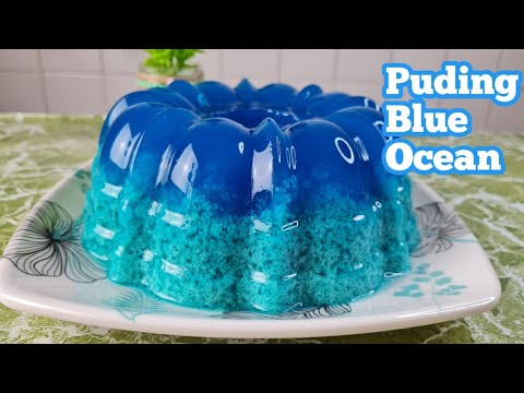 PUDING BLUE OCEAN || PUDING LAUT BIRU SIMPLE LEGIT BANGET - YouTube