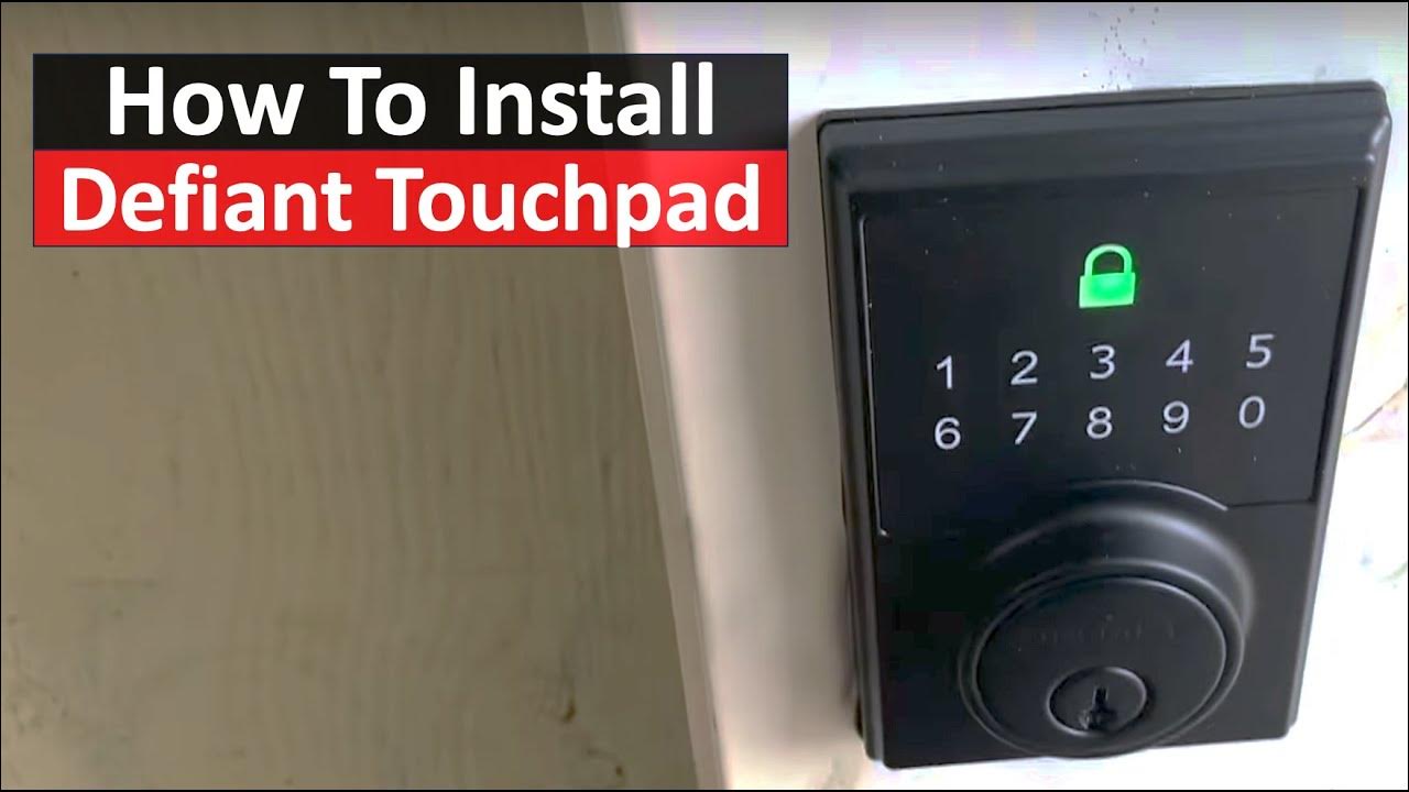 How to Install Defiant Touchpad Deadbolt | The DIY Guide | Ep 142 - YouTube