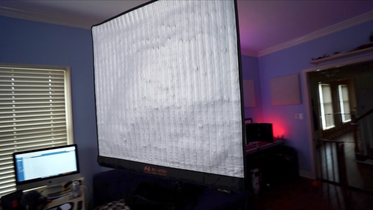 Falcon Eyes RX-24TDX Rollable LED Light Panel - YouTube
