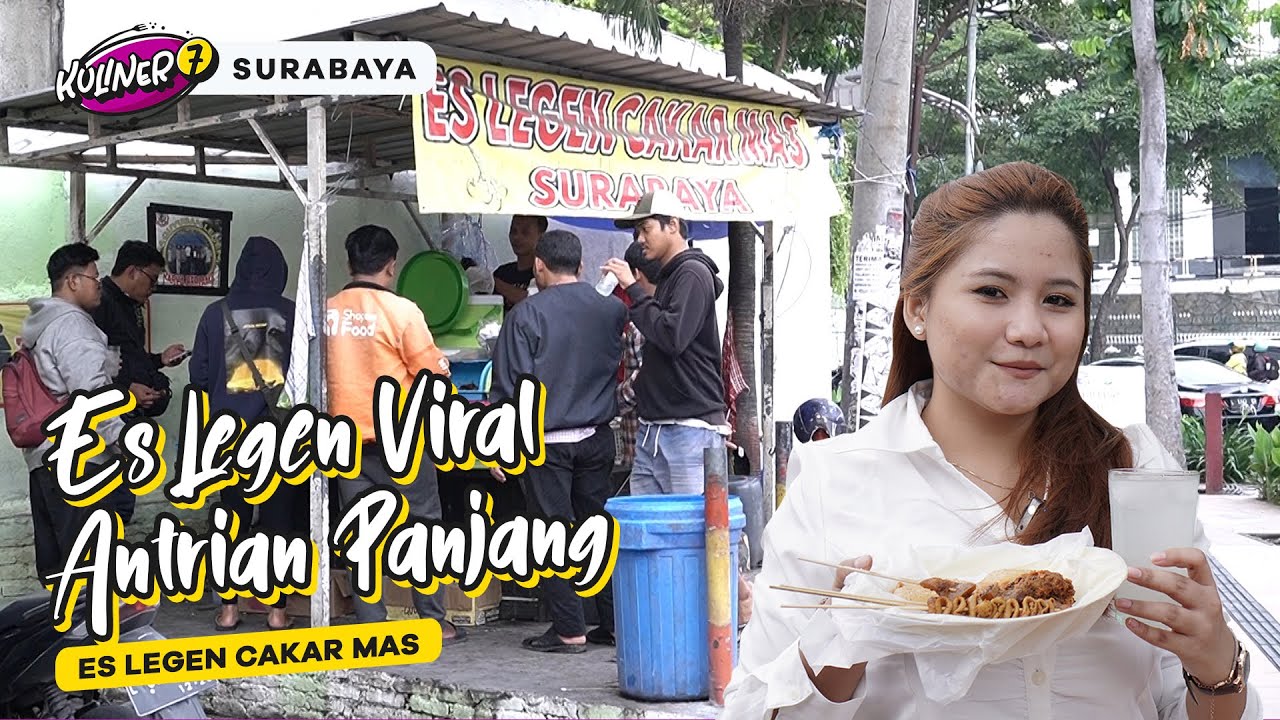ES LEGEN VIRAL ANTRIAN PANJANG || ES LEGEN CAKAR MAS || KULINER ...