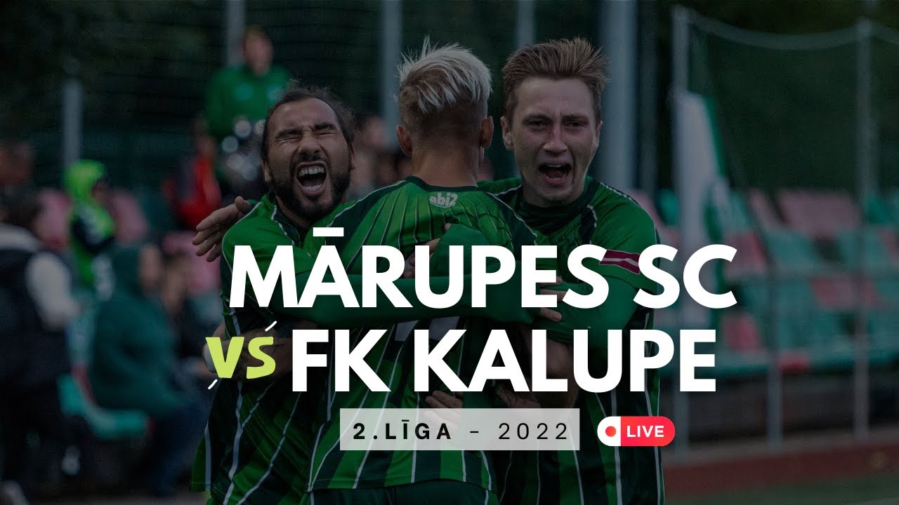 MĀRUPES SC 3x1 FK KALUPE - 2.LĪGA - YouTube