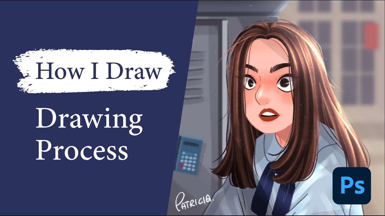 Drawing Process #06 (How I Draw Mia) The Princess Diaries Fan Art║跟著珮皮 ...