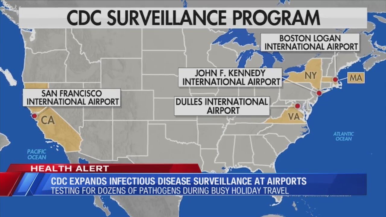 CDC expands infectious disease surveillance at airports - YouTube
