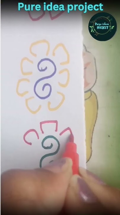 How to draw project work design ||easy way draw front design|| - YouTube