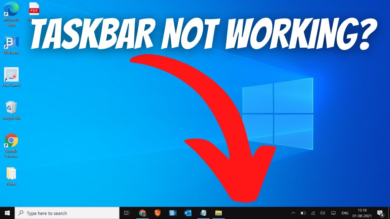 How to FIX TASKBAR Not Working ON Windows 10 [SOLVED] - YouTube