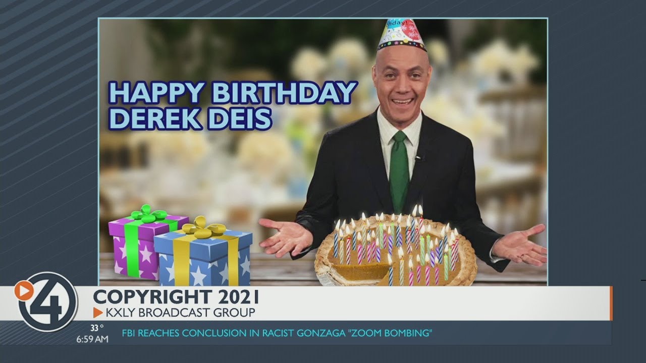 Good Morning Northwest wishes Derek Deis a very happy birthday! - YouTube