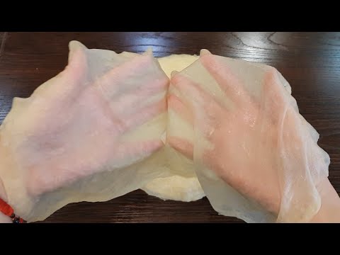 Bu yuxanın hazırlanması hər kəsi şok edəcək. Zəhmətsiz ipək kimi  yuxa yaymaq.
