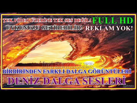 Deniz Dalgaları | Dalga Sesi | Okyanus | Dinlendirici | Uyku Sesleri | Görüntülü | Asmr | Meditasyon