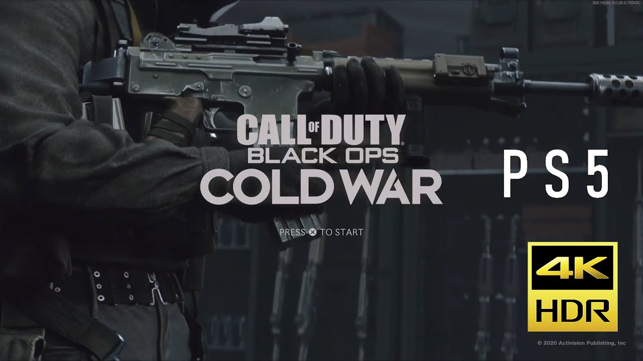 PS5 COD Black Ops Cold War 4K HDR 60fps ray tracing - YouTube