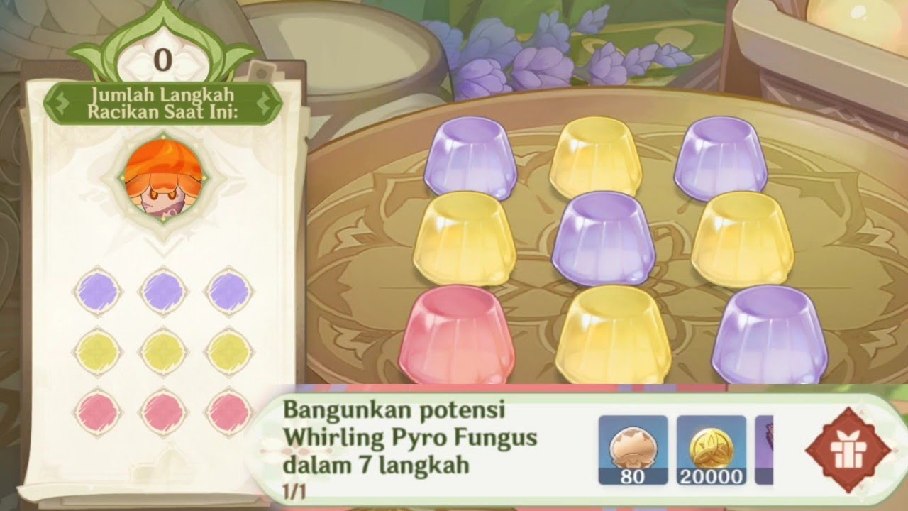 Bangunkan Potensi Whirling Pyro Fungus dalam 7 Langkah | Genshin Impact ...
