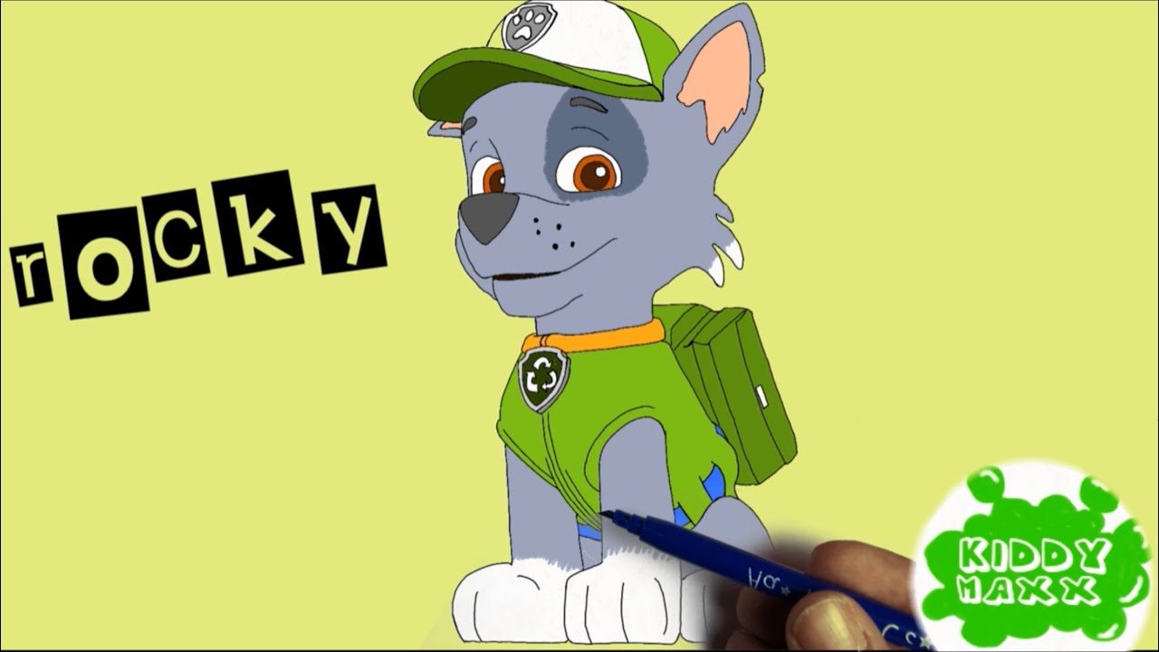 How to Draw Rocky Paw Patrol Like a Pro! - YouTube