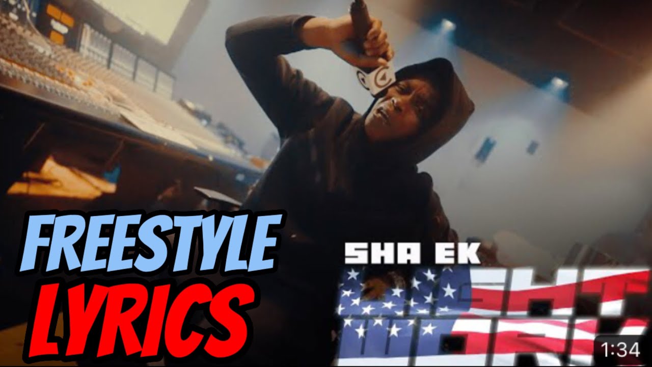 Sha EK - LightWork Freestyle (LYRICS VIDEO) - YouTube