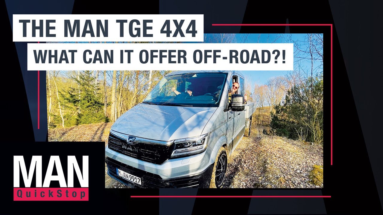 How can an all-wheel drive be smart? | The MAN TGE 4x4 | MAN QuickStop ...