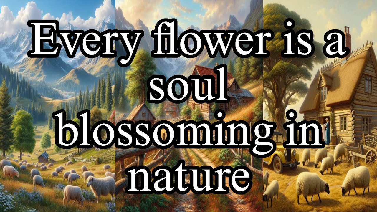 every flower is a soul blossoming in nature🌳 - YouTube