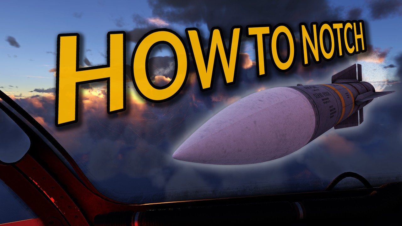How to NOTCH ANY FOX-3 - Active Radar Homing Missiles in War Thunder ...