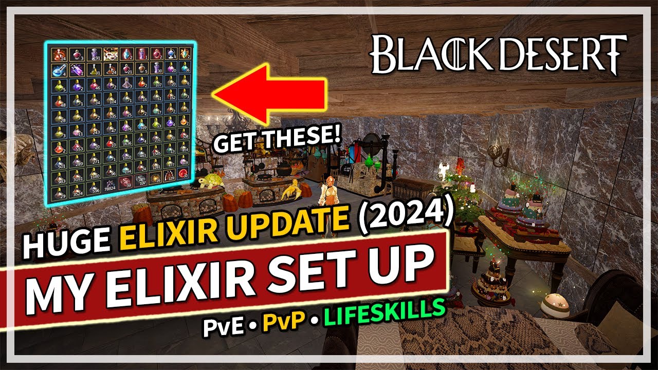 New Elixir Update & My Set up for PvE & PvP | Black Desert - YouTube