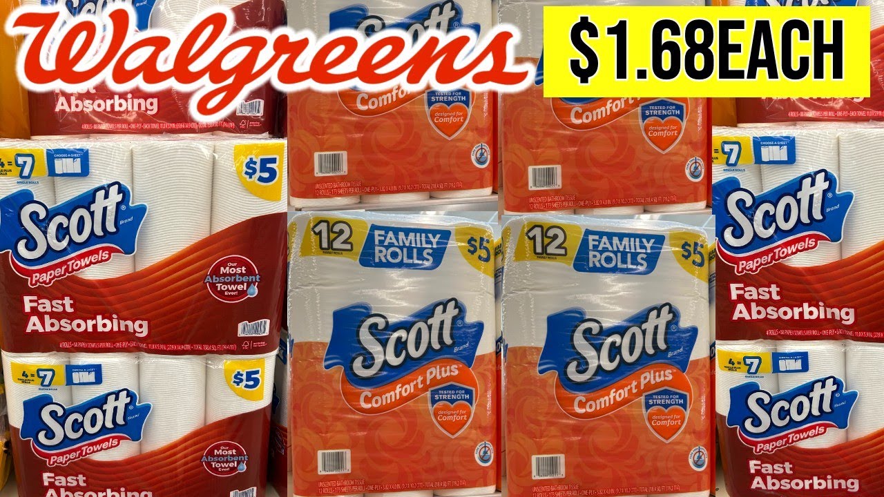 Walgreens $1.65 CHEAPEST SCOTT PRICES!!! RUN!! - YouTube