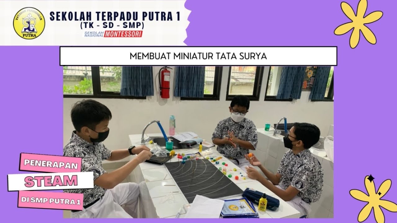 Pembelajaran STEAM di SMP Putra 1 - YouTube