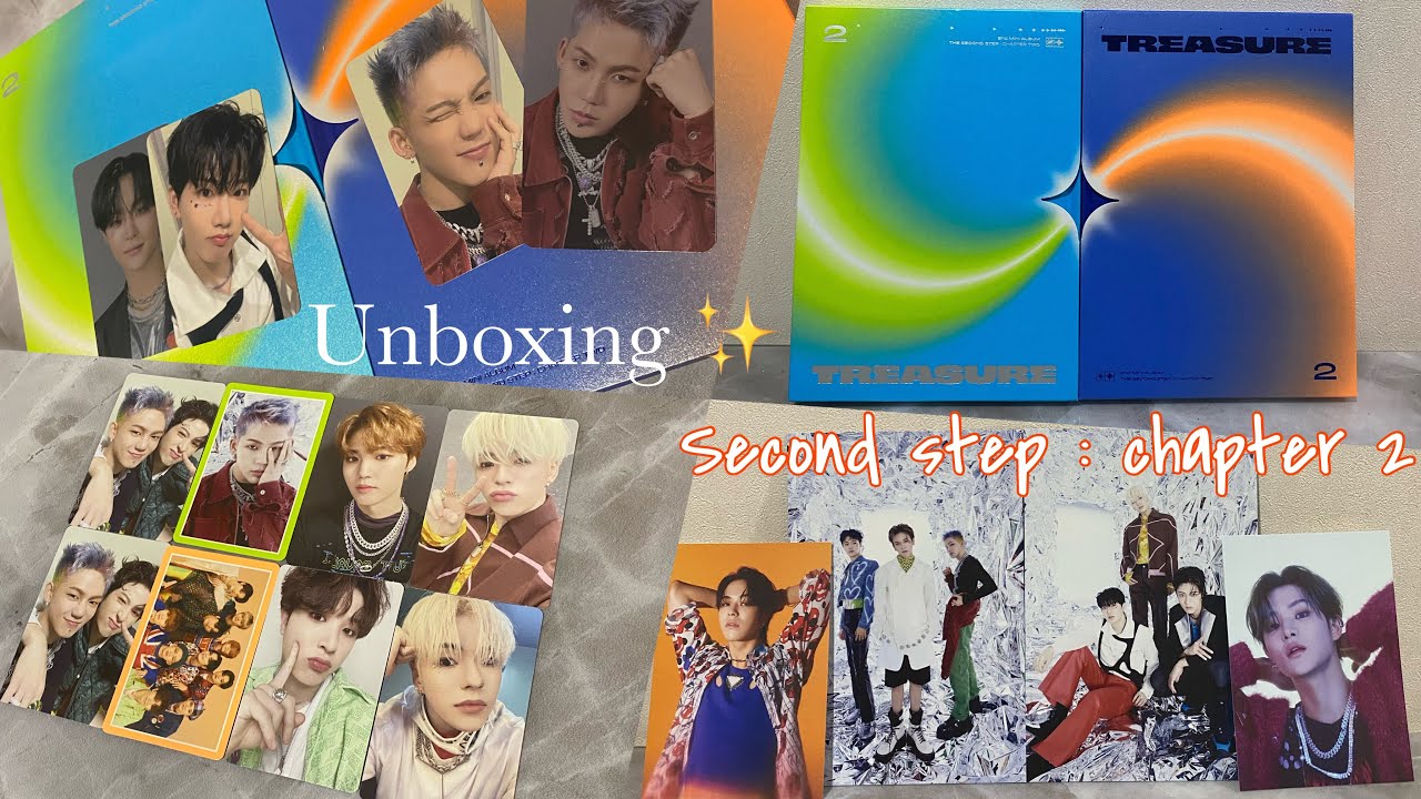 Unboxing 'TREASURE SECOND STEP : Chapter 2’ ID 🇮🇩 - YouTube
