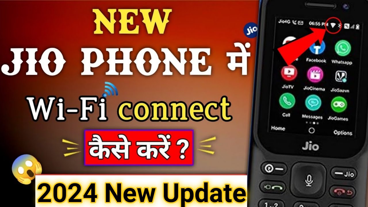 Jio phone me wifi kaise connect kare // jio phone me wifi ka option ...