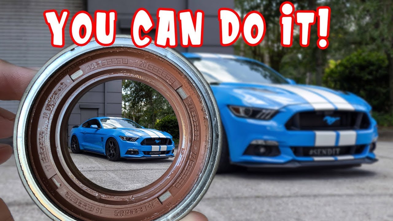 Mustang GT Rear Axle Seal Replacement - YouTube